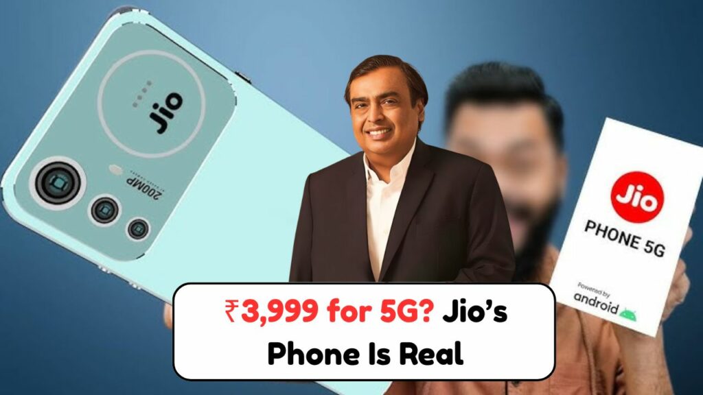 Jio Launches Cheapest 5G Smartphone at ₹3,999 – Check Full Features and Specifications of the ...